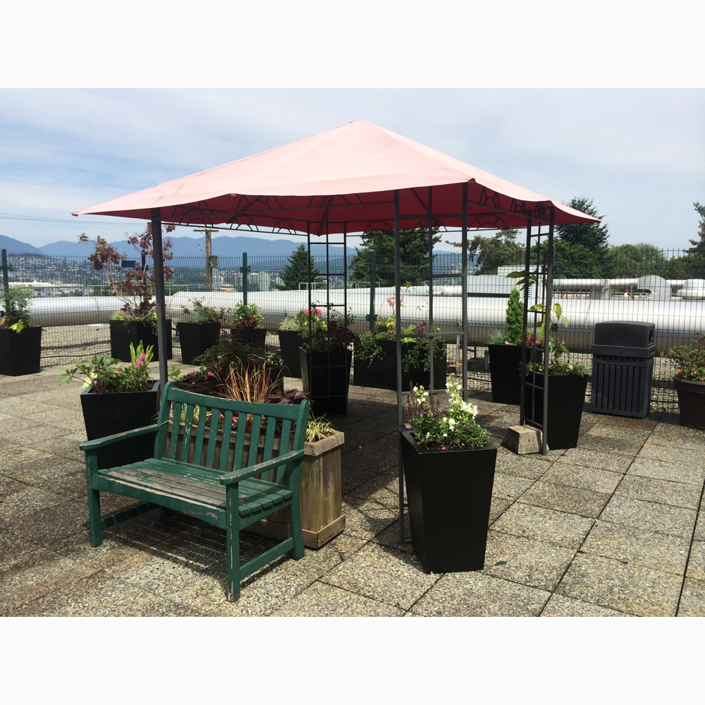 Burnaby Hospital rooftop deck – Atlas Pots
